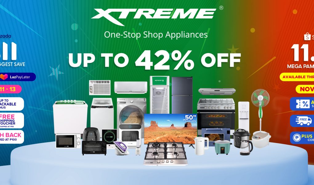 XTREME Appliances Joins 11.11 Lazada Biggest Sale and Shopee 11.11 Mega ...