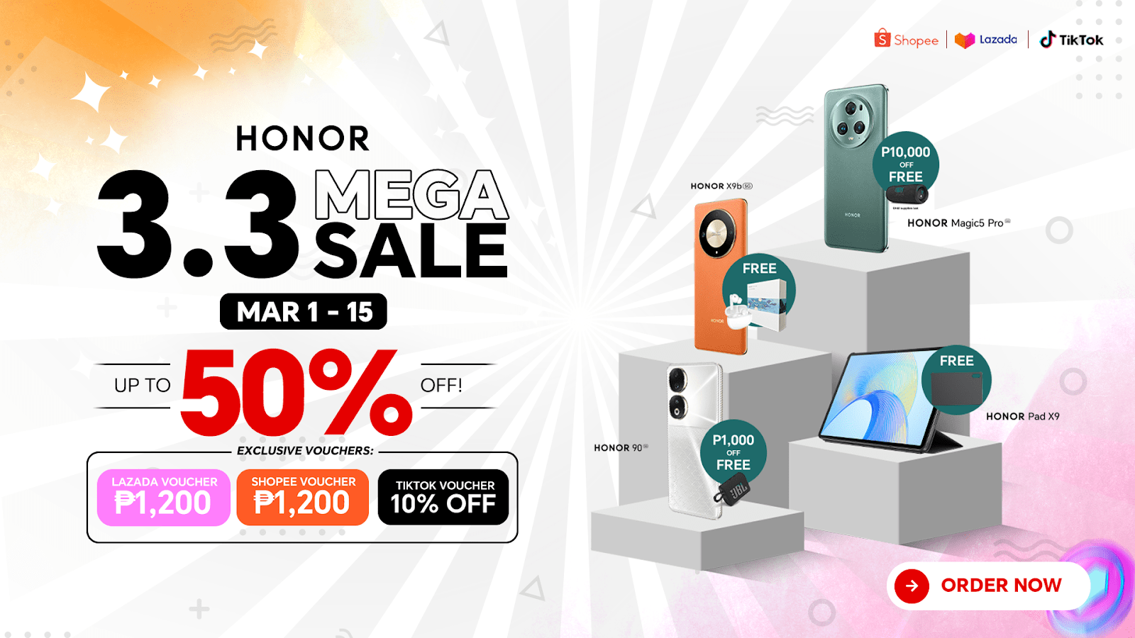 HONOR 3.3 Super Sale