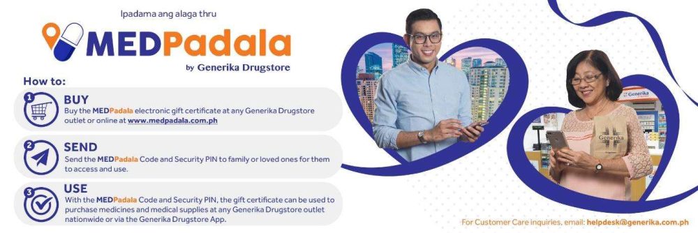 Give the Gift of Ginhawa with Generika Drugstore’s MEDPadala - One ...
