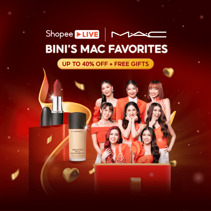 Tune in to ‘BINI’S MAC Favorites’ on Shopee Live