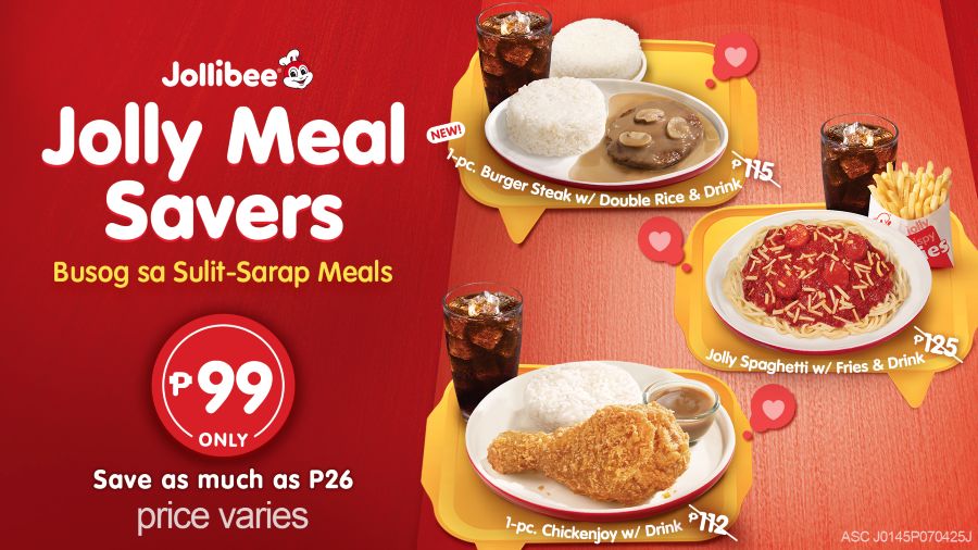 Jollibee Busog sa Sulit-Sarap Meals for Only ₱99! - One Proud Momma